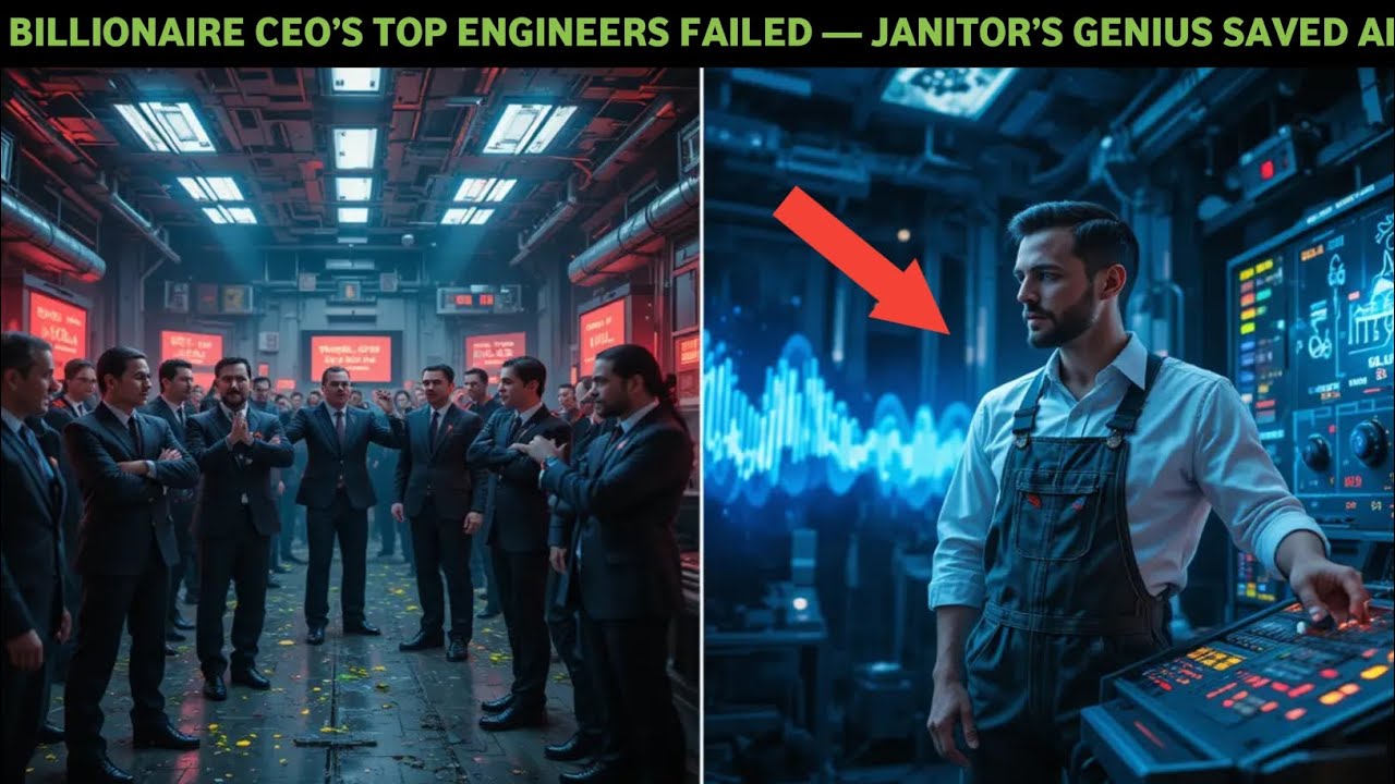 Billionaire CEO’s Top Engineers Failed—Then a Single Dad Janitor’s ...