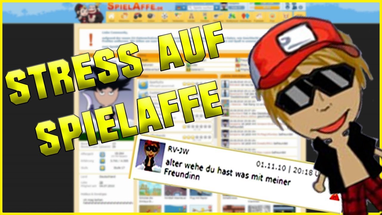Mein 9 JAHRE alter SPIELAFFE-ACCOUNT - YouTube