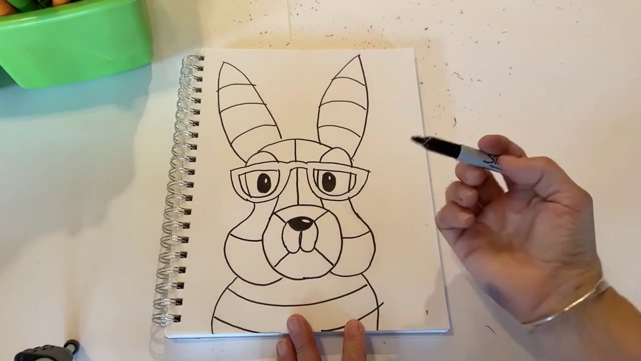Funky Bunny Art Project - YouTube