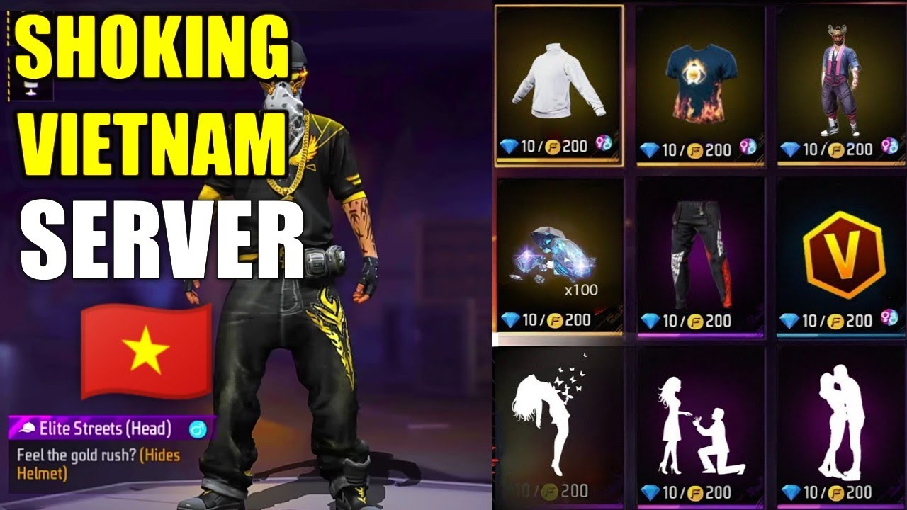FREE FIRE VIETNAM SERVER IN 2023 😱⚡🇻🇳 BEST SERVER OF FREE FIRE ...