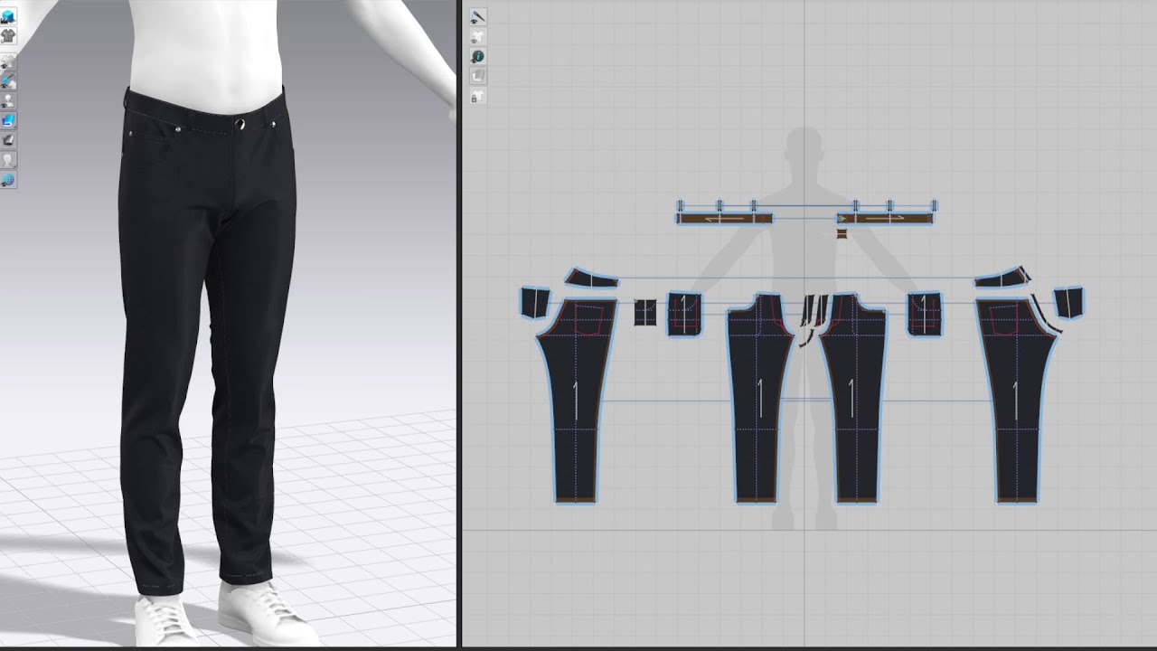 Slim Fit Jeans, Marvelous Designer, Clo - YouTube
