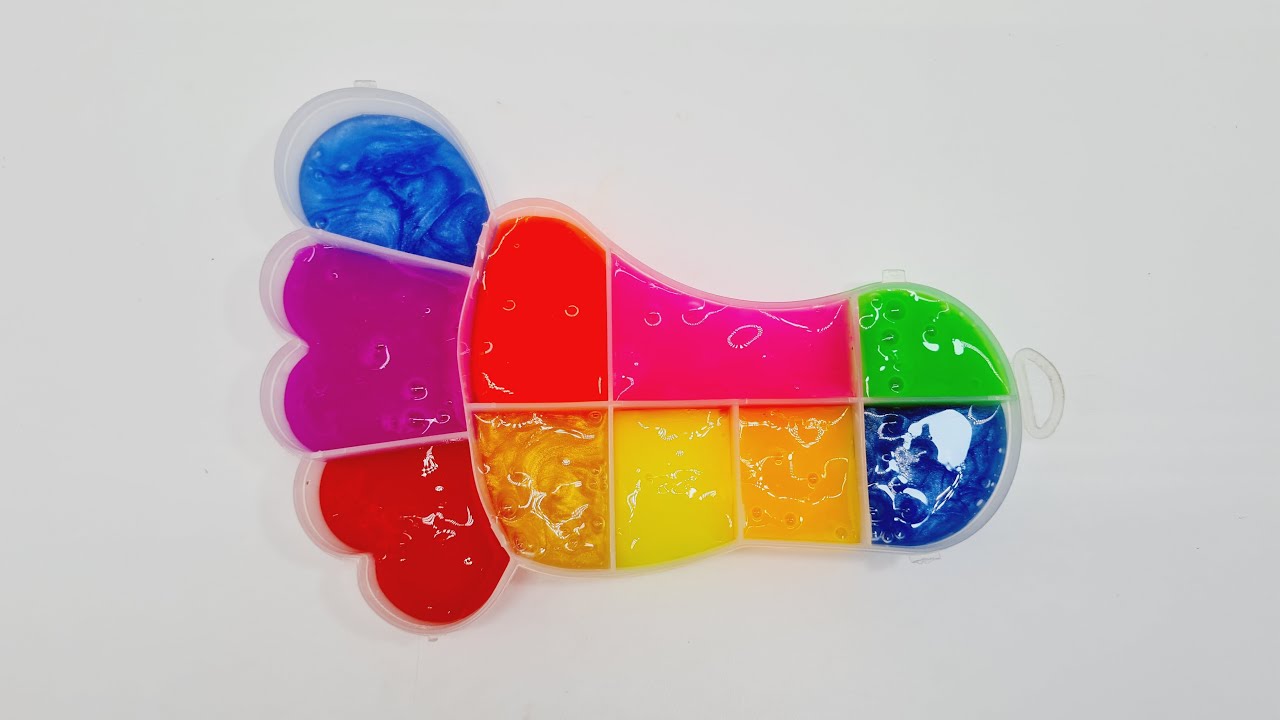 Funny Learning Colors with Slime For Kids - YouTube
