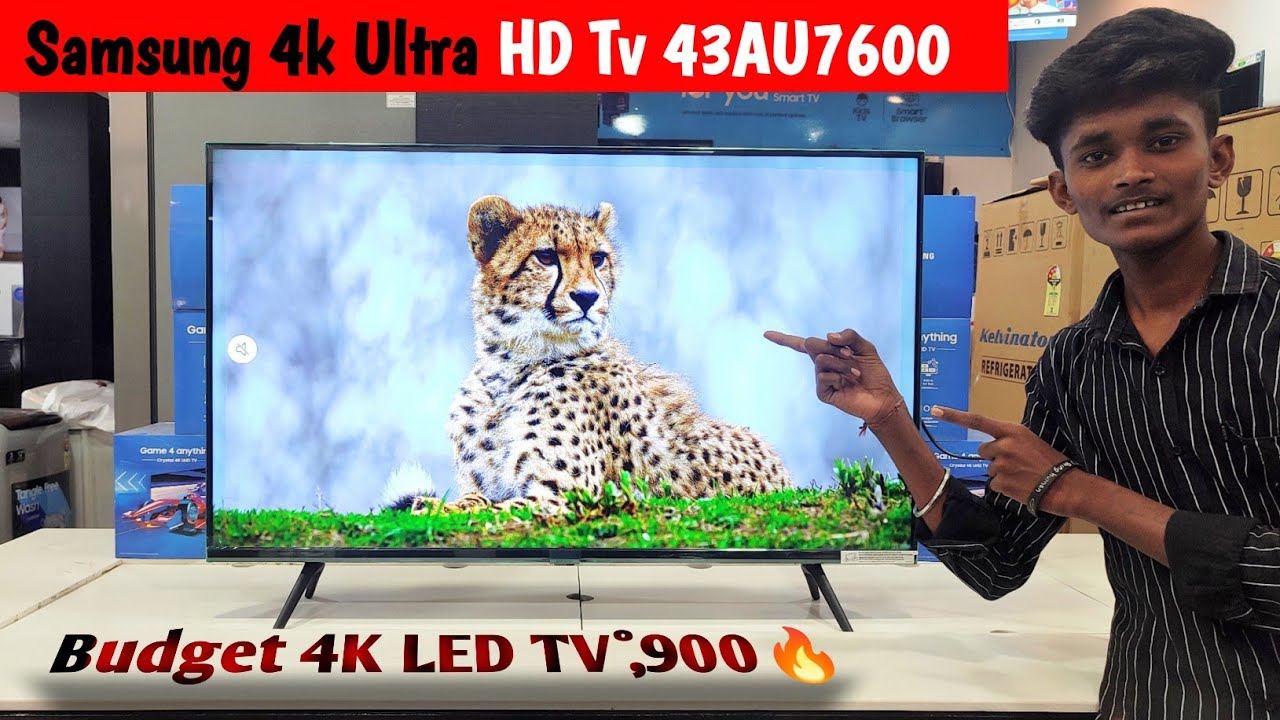 Samsung latest 7 Series 43 Inch 4K LED Tv Unboxing ⚡ Samsung AU43T7600 ...