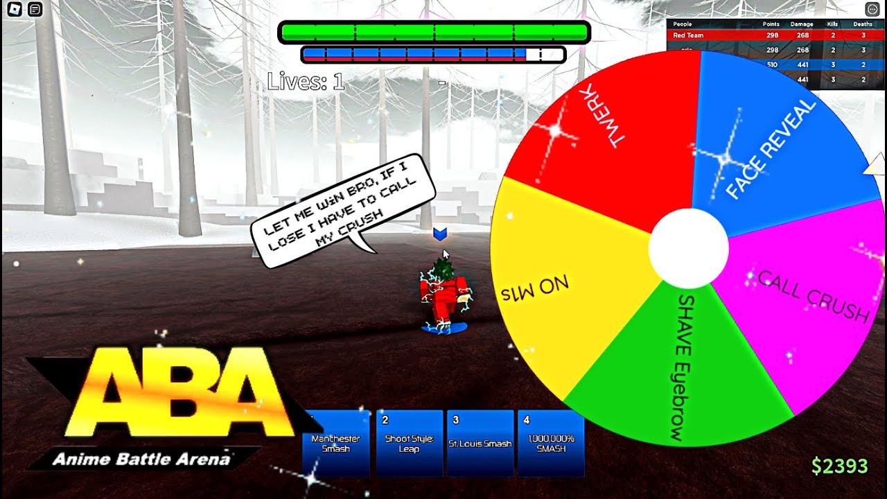 [ABA] IMPOSSIBLE SPIN THE WHEEL CHALLENGE | Anime Battle Arena - YouTube