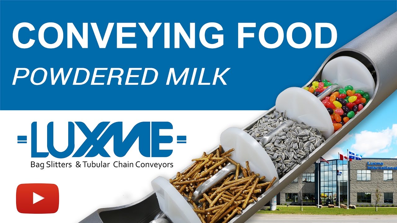 Conveying Food: Powdered Milk - Powder Conveyor - Tubular Conveyors ...