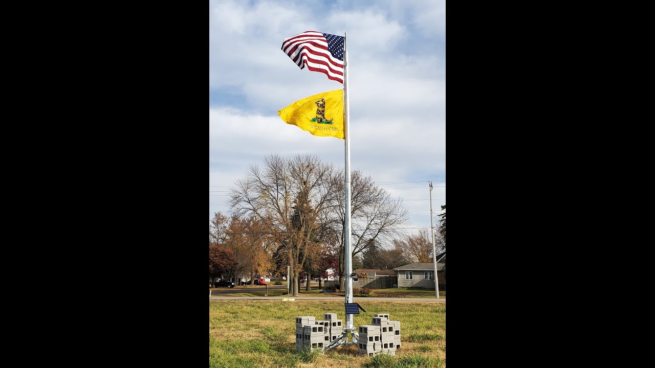Flag Raising Day in Ellendale, MN - YouTube