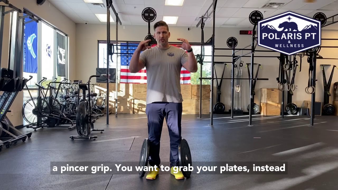Pincer Grip Farmer Carry - YouTube
