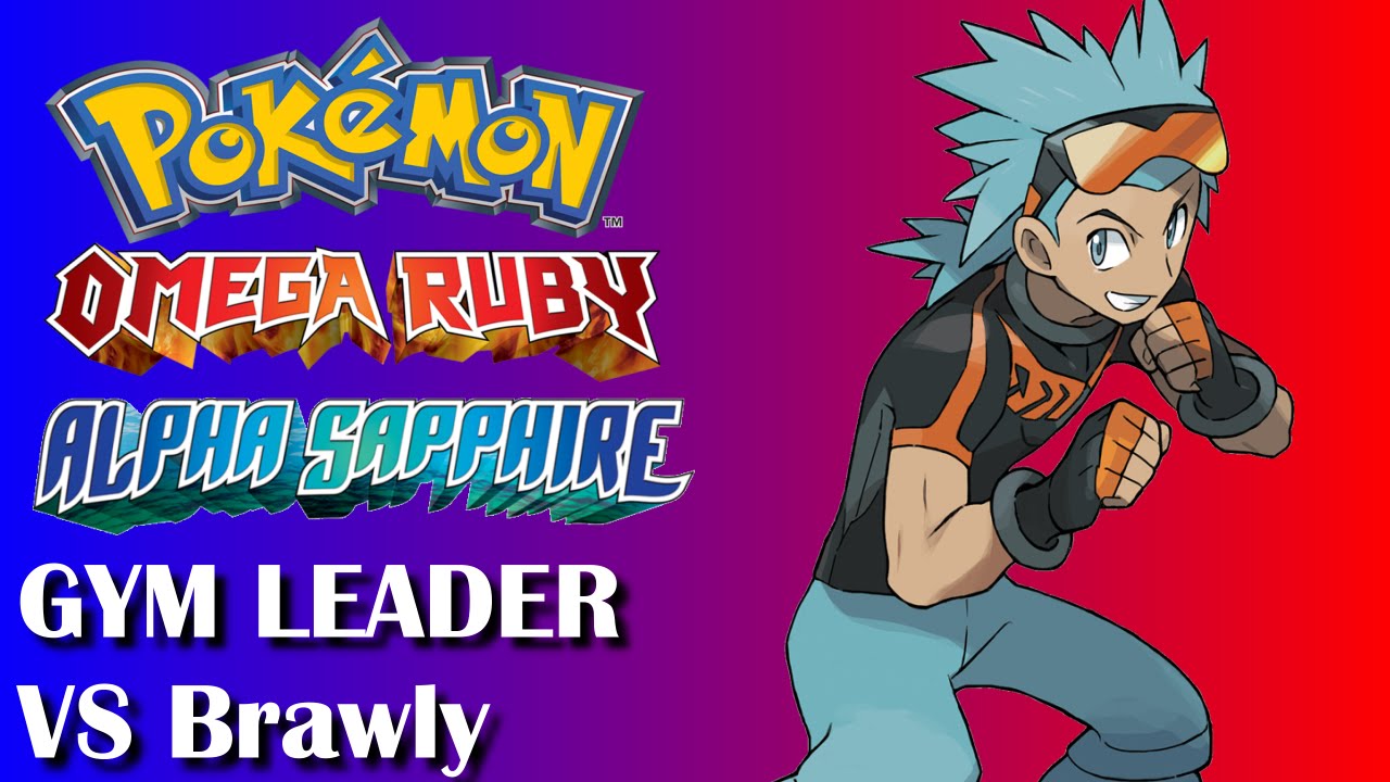 Pokemon Omega Ruby & Alpha Sapphire VS Gym Leader #2 Brawly - YouTube