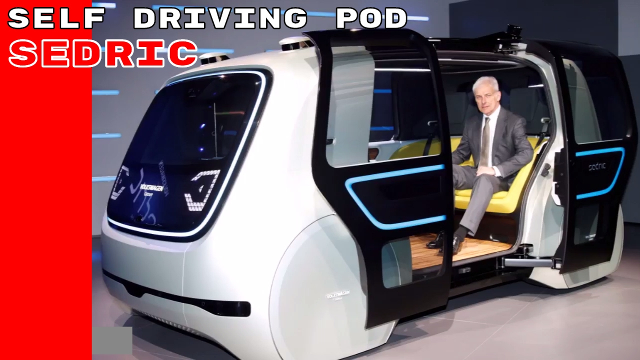 VW Group Sedric Concept Self Driving Pod - YouTube