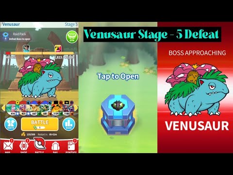 Venusaur Stage - 5 Defeat || Pokemon Medallion Battle || # ...