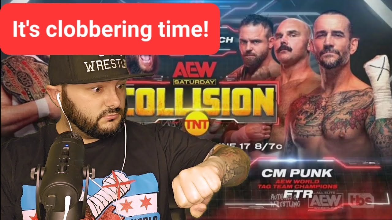 CM Punks 1st match for AEW Collision revealed! - YouTube