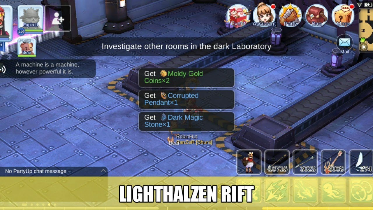 Lighthalzen Rift (5X Stage 1) - Ragnarok M Eternal Love - YouTube