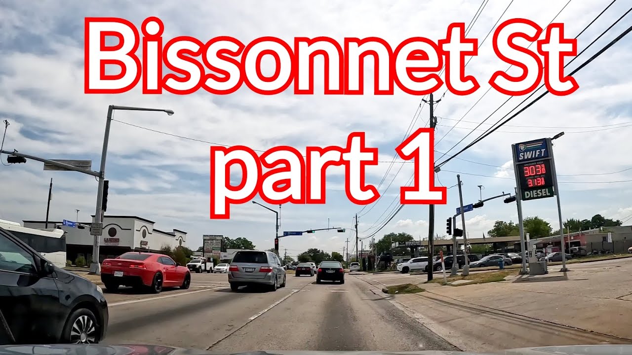 4K Houston Bissonnet St driving Texas part 1 - YouTube