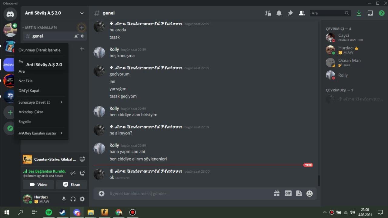 ANTİ SÖVÜŞ A.Ş 2.0 DİSCORD VELET SÖVÜŞ SÖVÜŞ SUNUCUMUZ YENİDEN AÇILDI ...