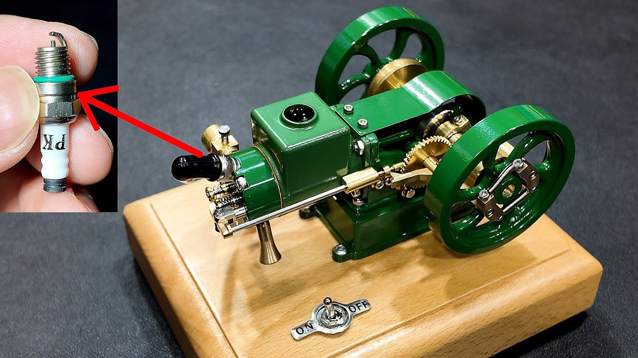 VINTAGE ENGINE M17 - 1.6cc Mini Micro Engine Evaporated Water cooled ...