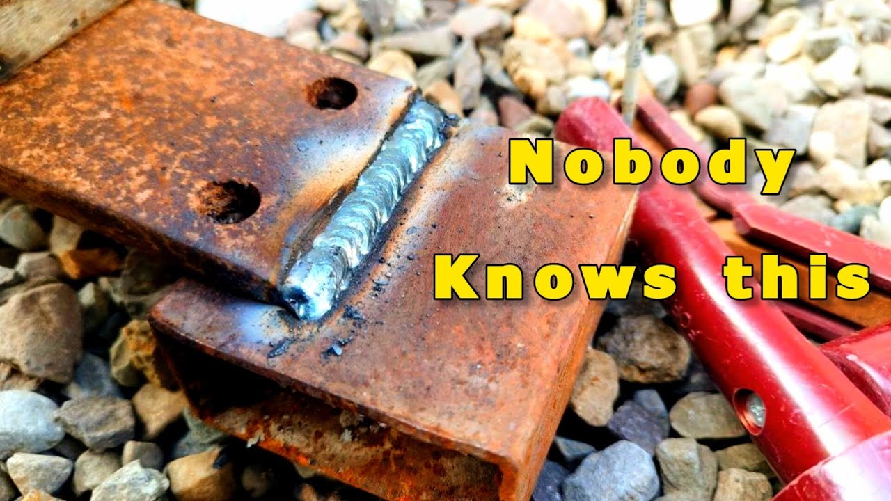 Perfect Steel Joint Welding | Rusty Metal Repair Welding Tutorial (Arc ...