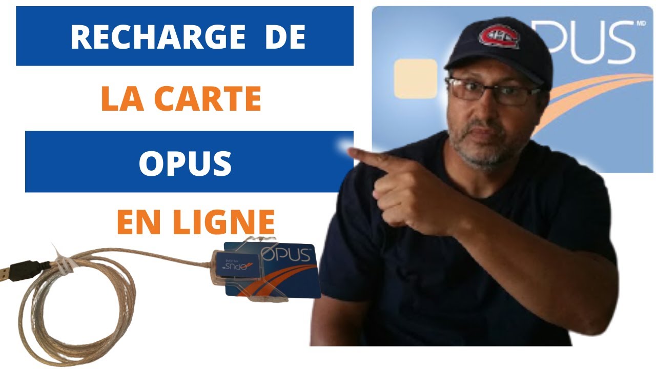 RECHARGE CARTE OPUS STM EN LIGNE DEPUIS LA MAISON - YouTube