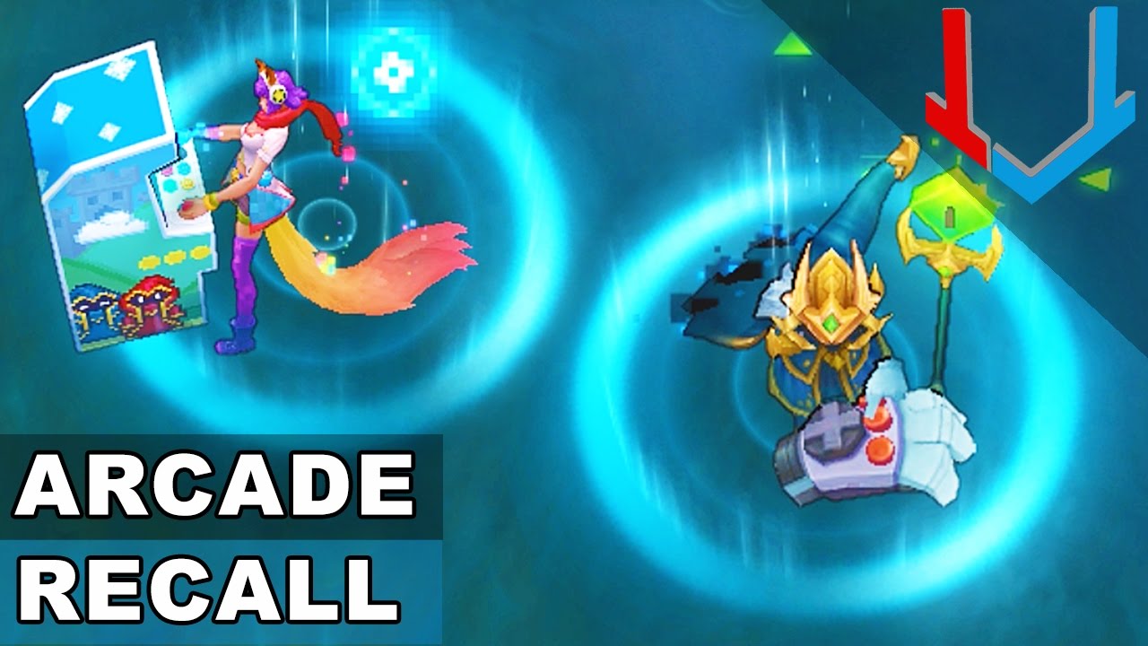 All Arcade Skins - RECALL Animations (League of Legends) - YouTube