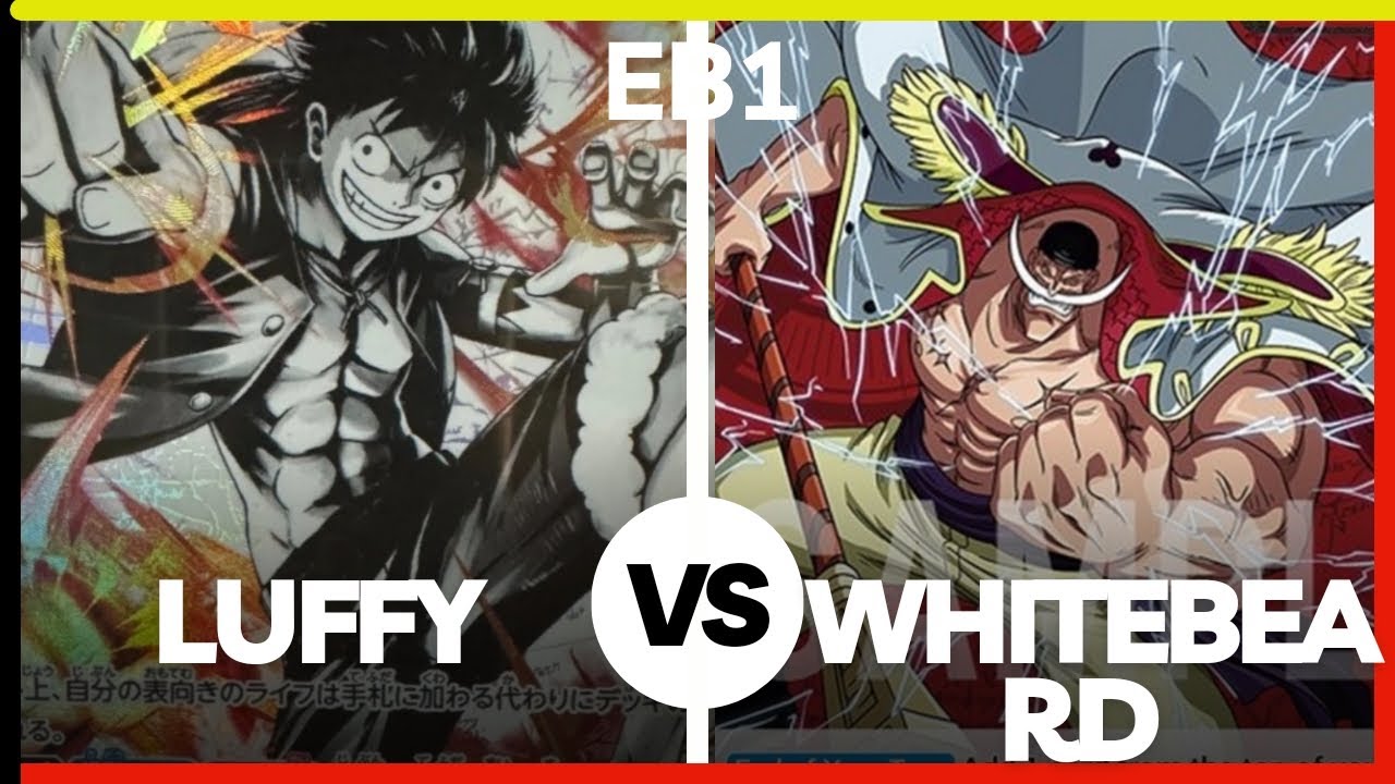 ST 13 Luffy Black Yellow VS Whitebeard/ One Piece TCG OP6 Meta ...
