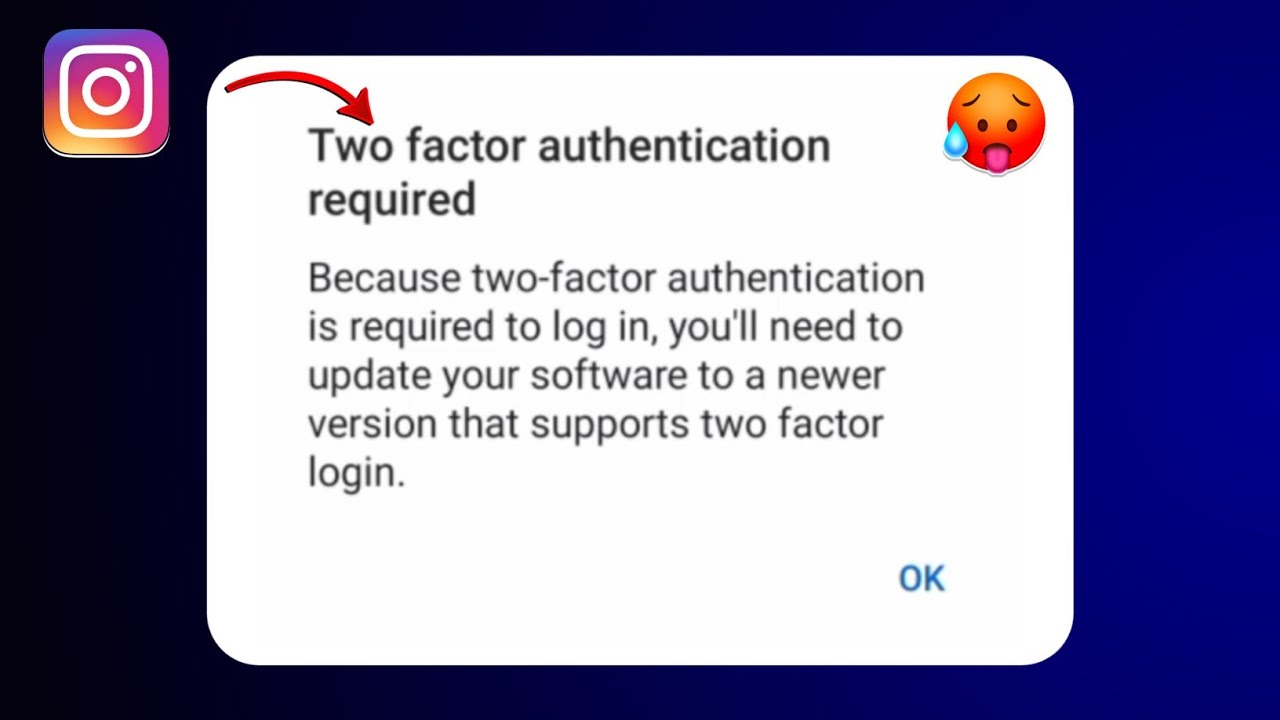 Instagram Two Factor Authentication Login Problem | Instagram Login ...