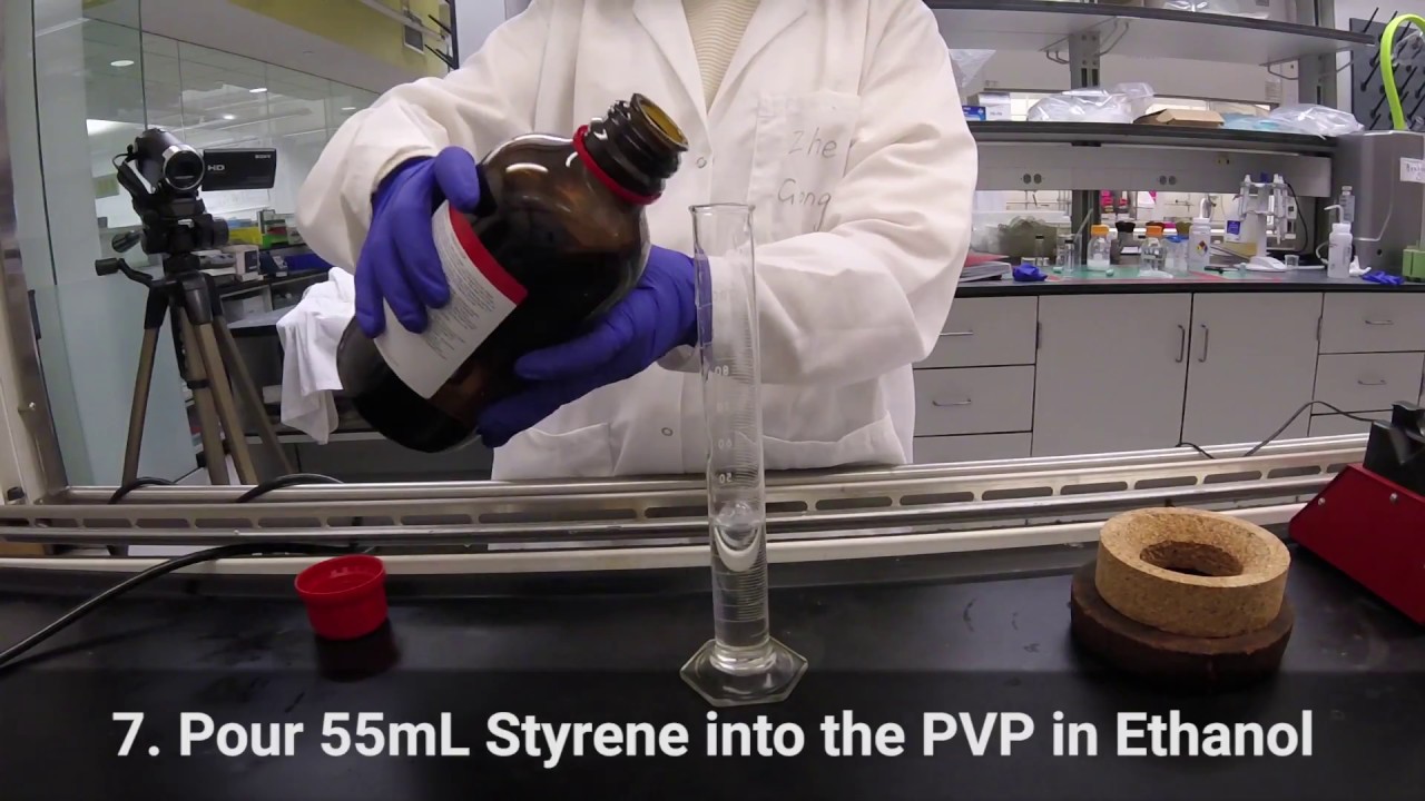 Synthesis of Polystyrene Colloids - YouTube