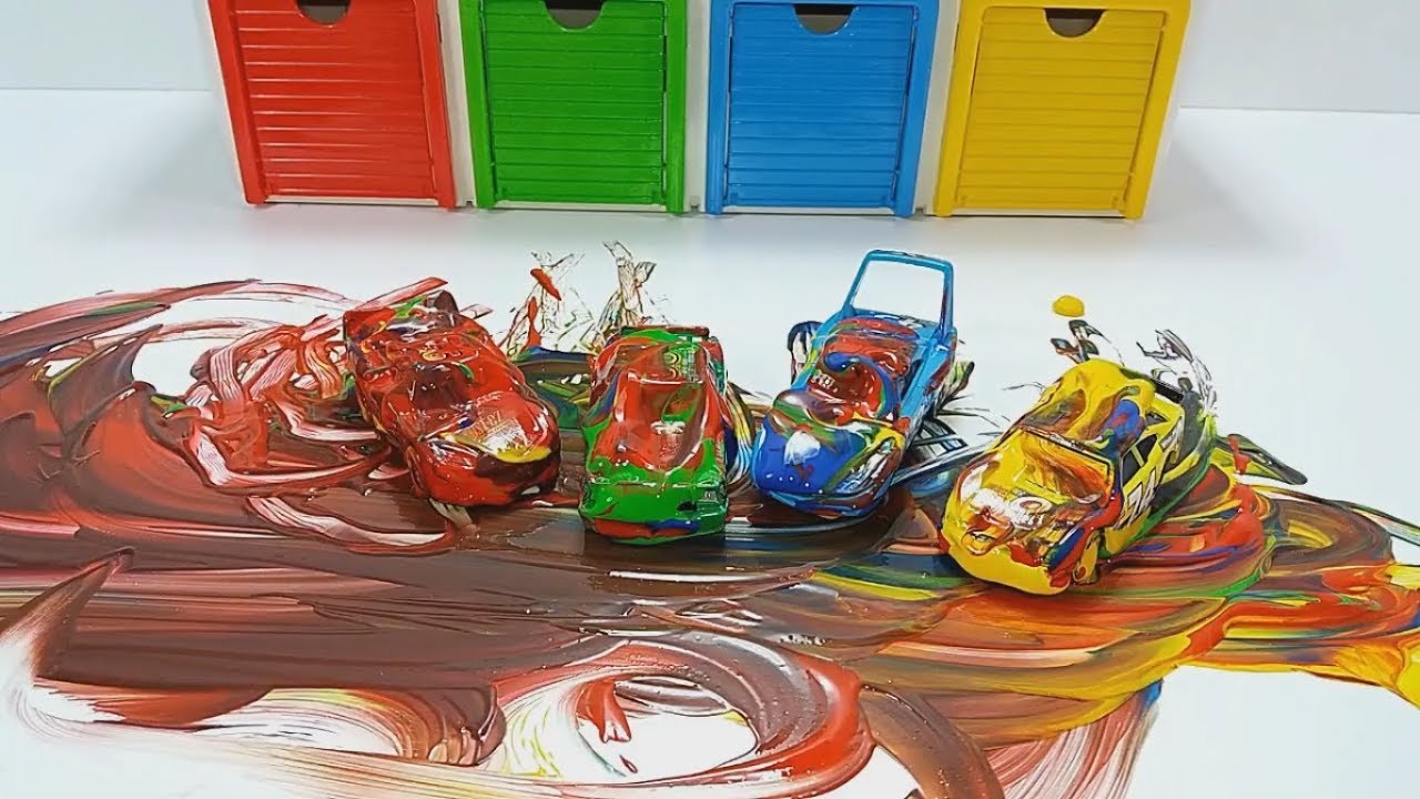 Lighting Mcqueen Colors Paint Colorful Disney Cars 3 - Pintamos a Rayo ...