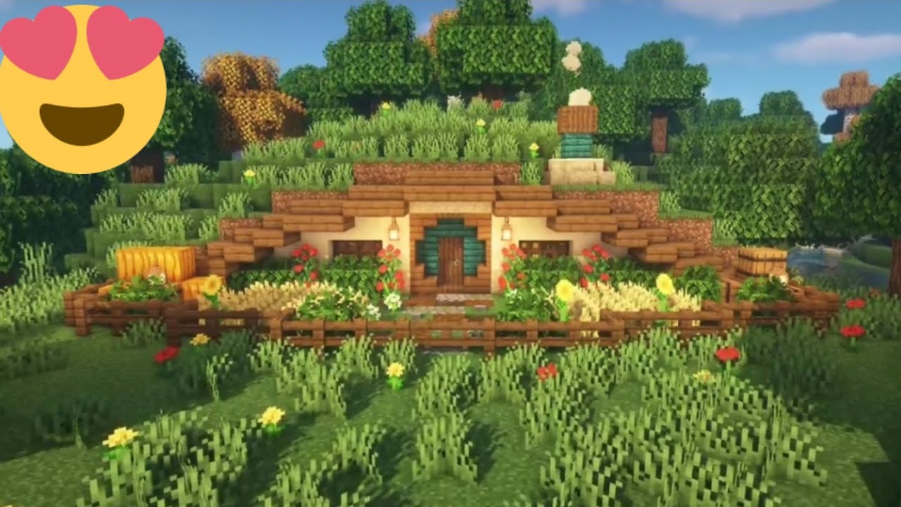 Minecraft Muhteşem Hobbit Evi Yapımı - YouTube