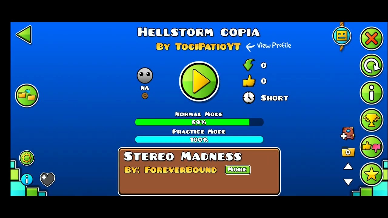 geometry dash hard - YouTube