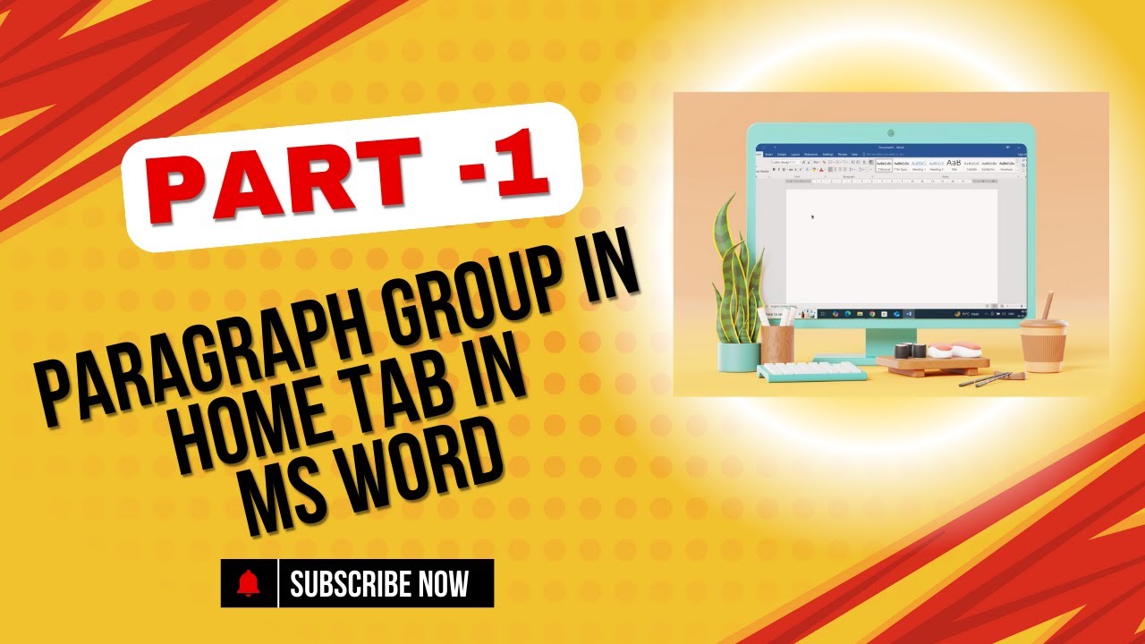 Paragraph Group in Home Tab in Ms Word - YouTube