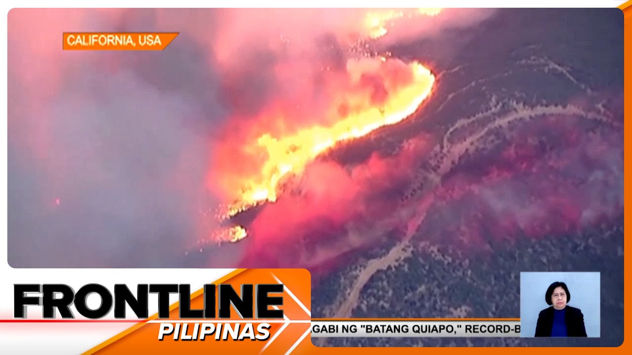 Wildfire sa Los Angeles, siyam na; 31,000 residente, pinalikas | Frontline Pilipinas - YouTube