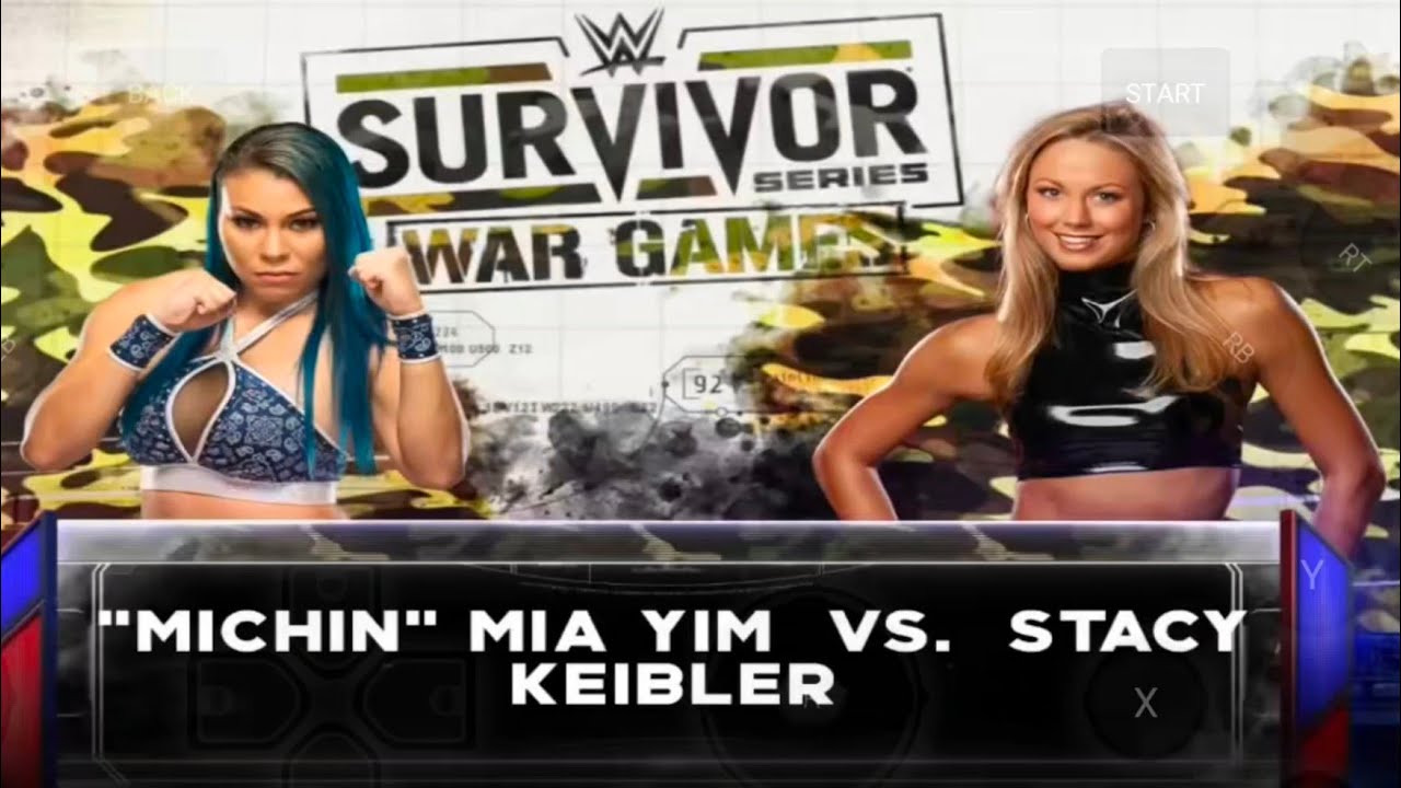 Michin Mia Yim VS Stacy Keibler Match #wwe2k23 - YouTube
