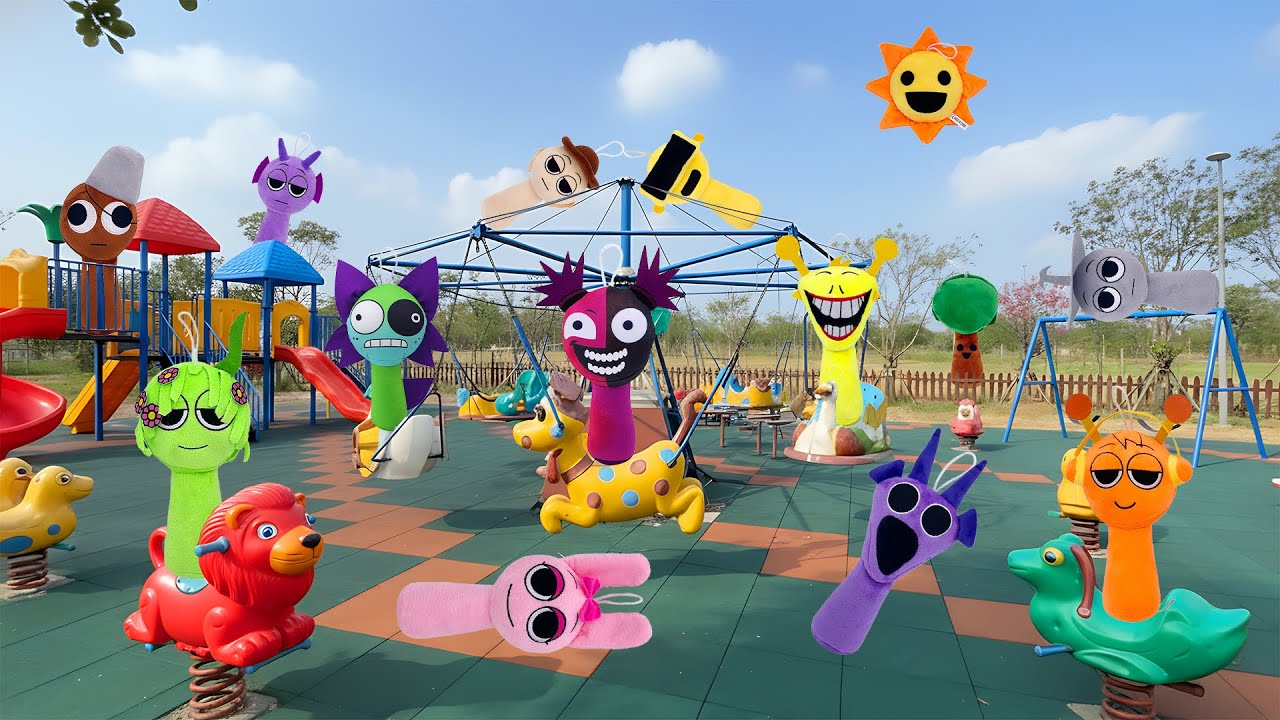 All Sprunkis in One Carousel?! I Collected Them and THIS Happened ...