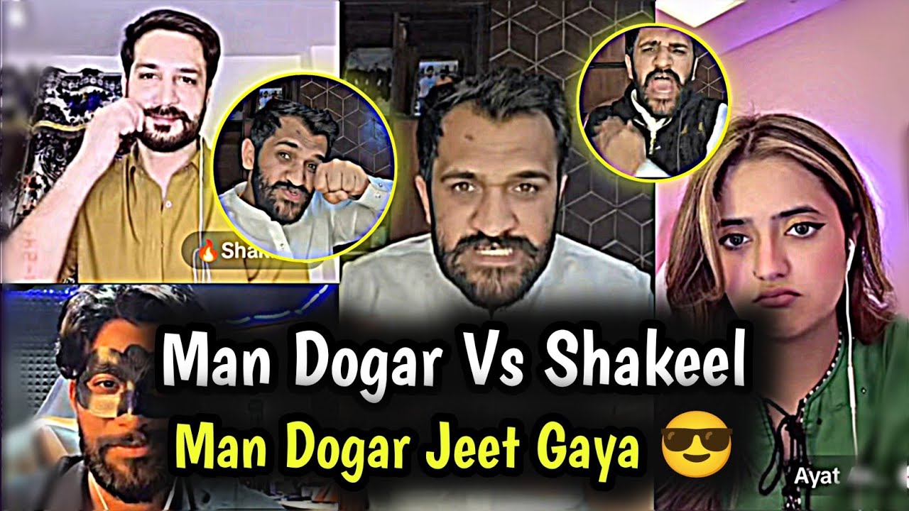 Man Dogar Vs Shakeel | Man Dogar Jeet Gaya | Rajab Family Tiktok Live - YouTube