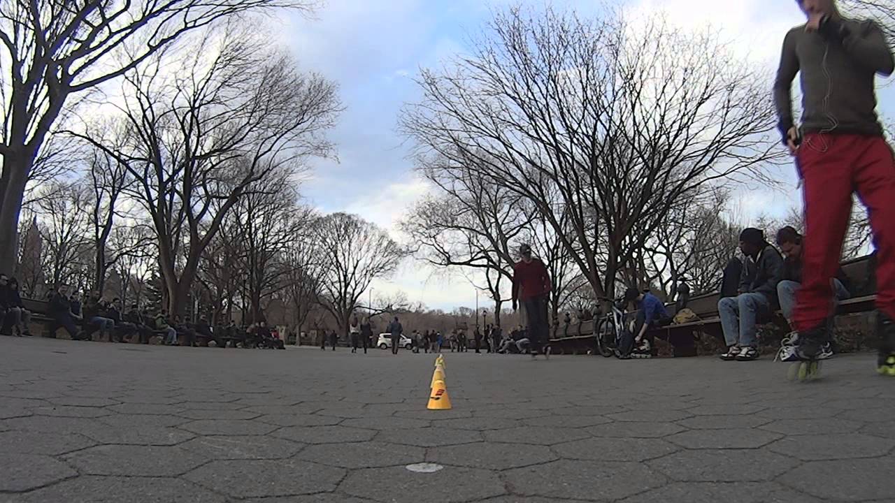 slalom central park Nyc - YouTube