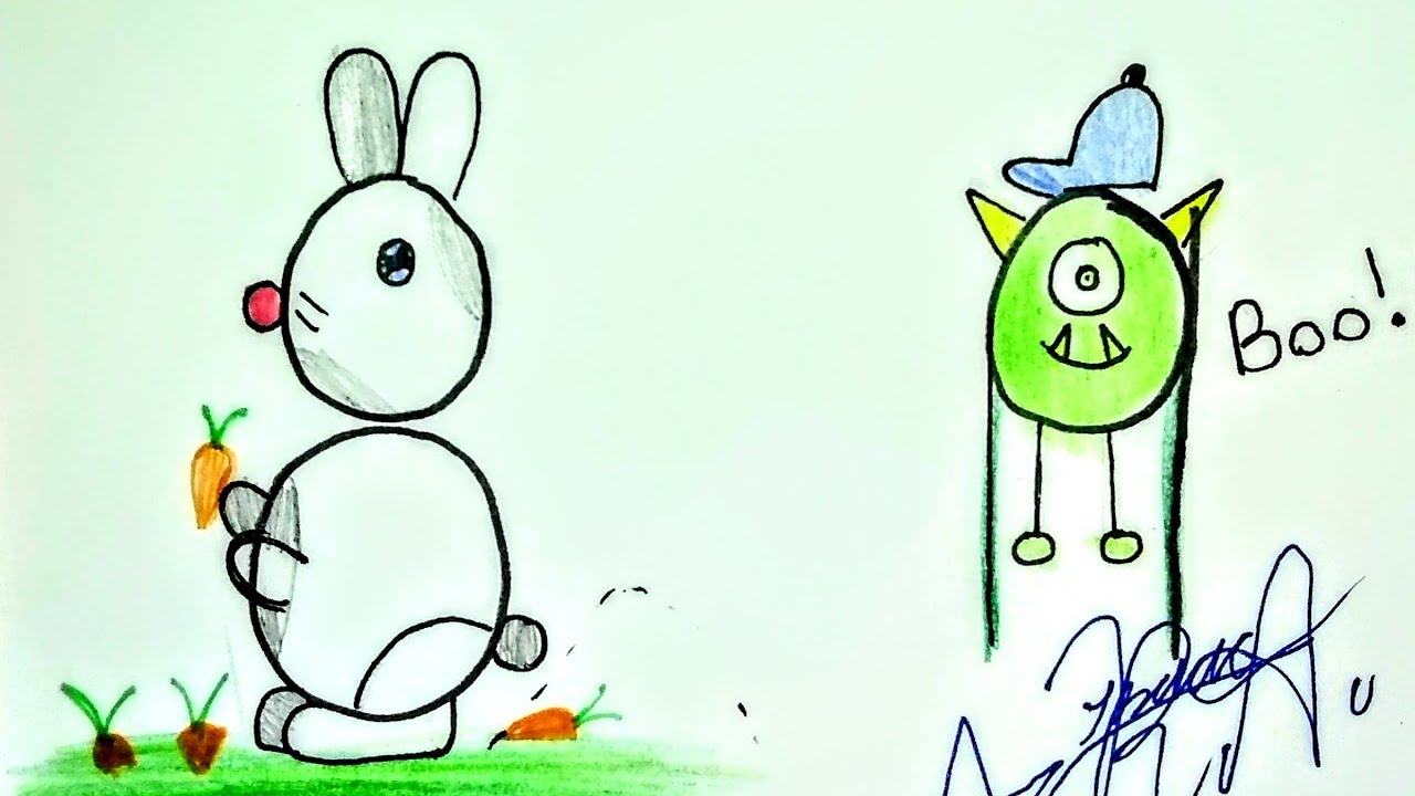 Dibujando con números parte 2. - YouTube