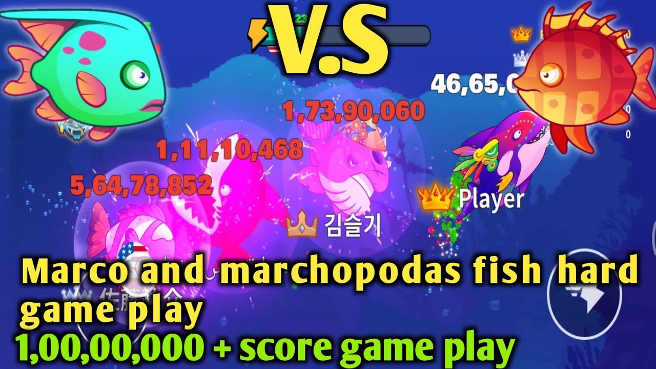 Marco Fish VS Marchopodas Fish Hard Game Play || 1,00,00,000 + Score ...