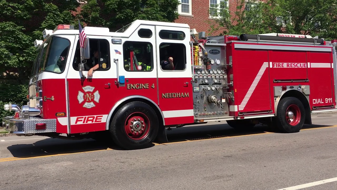 Needham, MA Fire Department Apparatus - YouTube