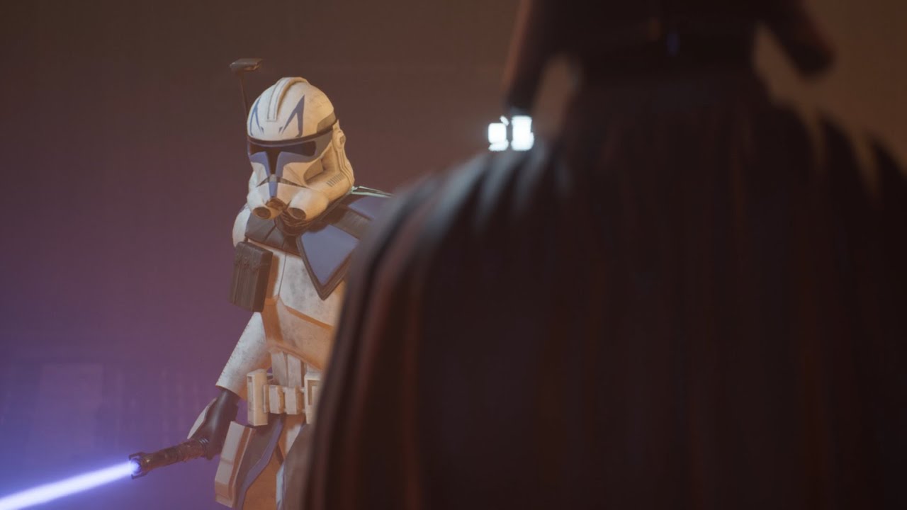 Darth Vader Vs Captain Rex Youtube