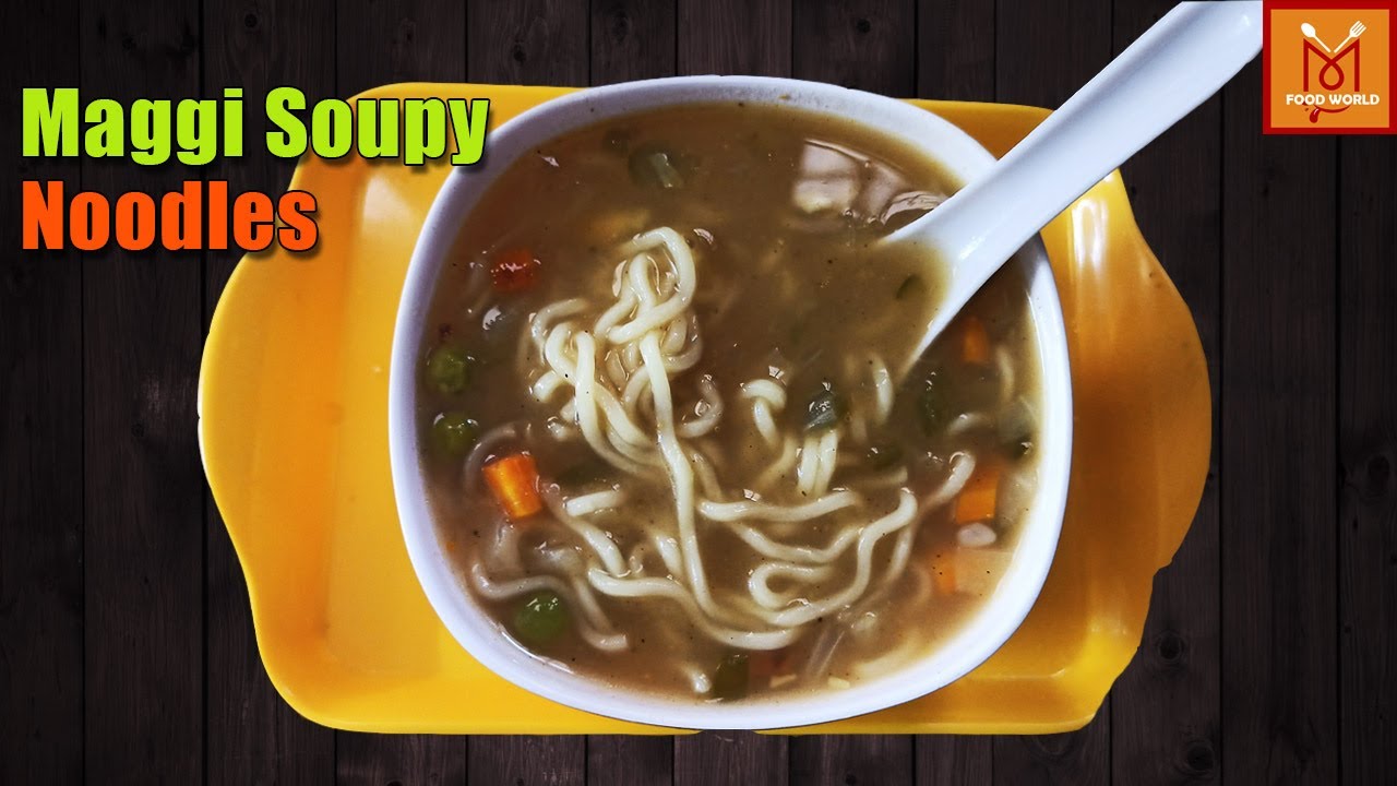 Maggi Soupy Noodles Recipe | Veg Maggi Soup Noodles - YouTube
