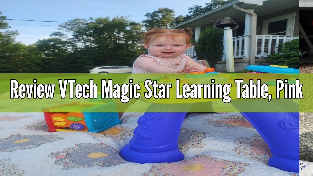 Review VTech Magic Star Learning Table, Pink - YouTube