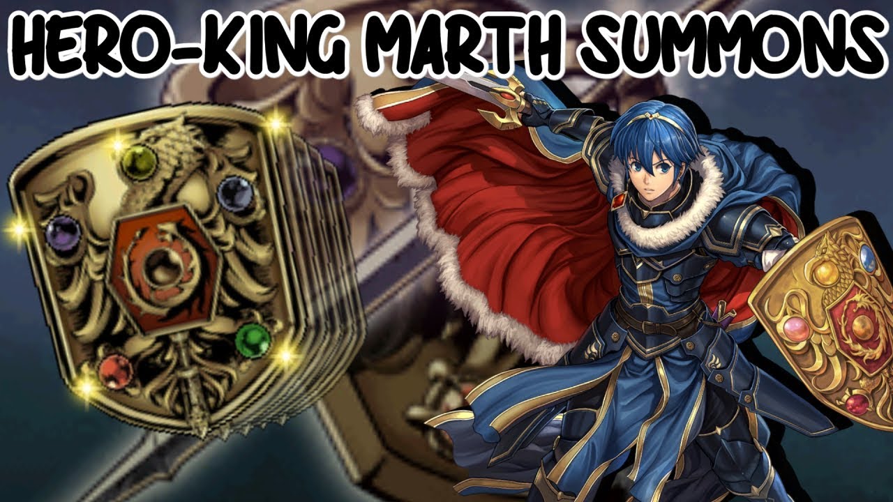 HERO-KING MARTH (summons) 220+ ORBS | Fire Emblem Heroes - YouTube