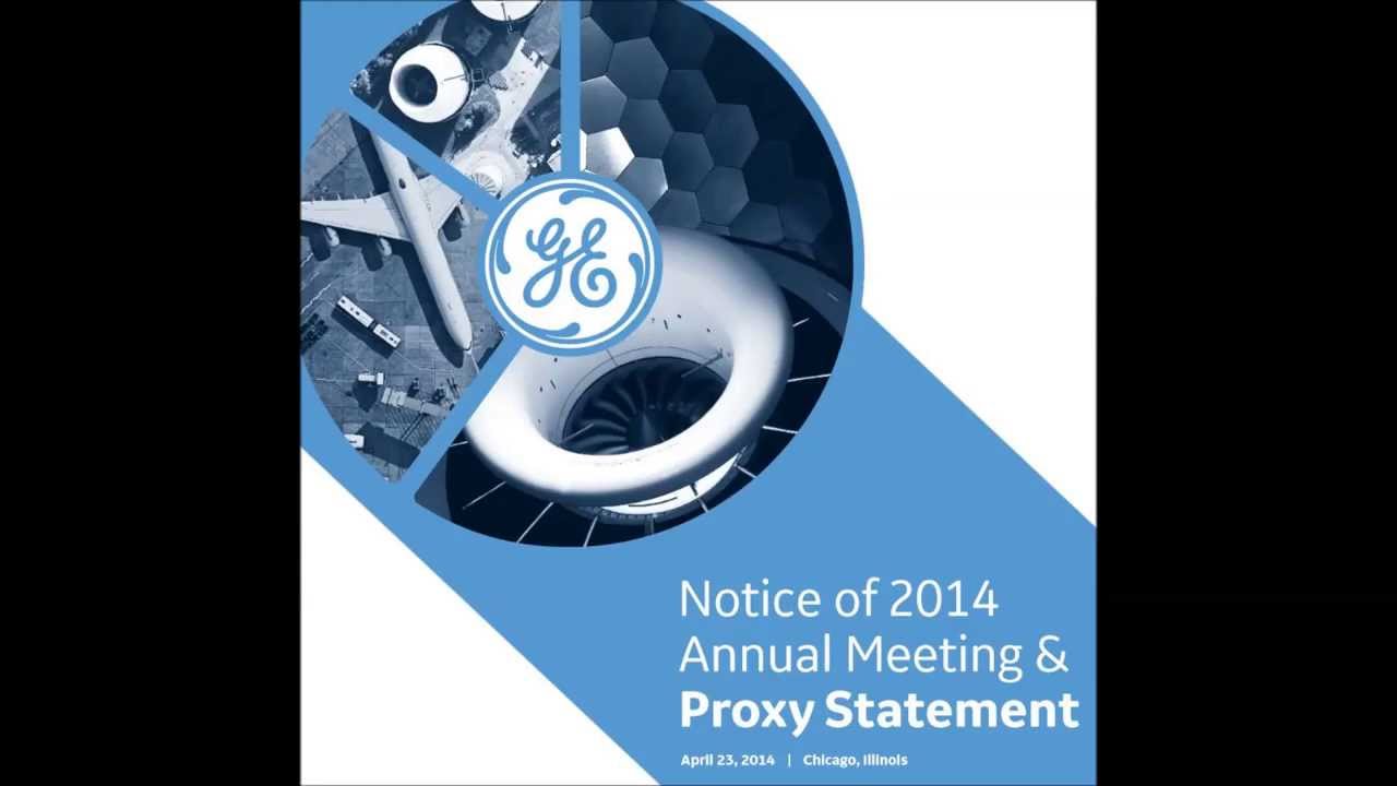 21 Cool Things About GE's '14 Proxy Statement - YouTube