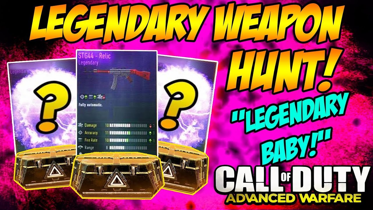 I Got A LEGENDARY SUPPLY DROP!!! "Call of Duty Advanced Warfare ...