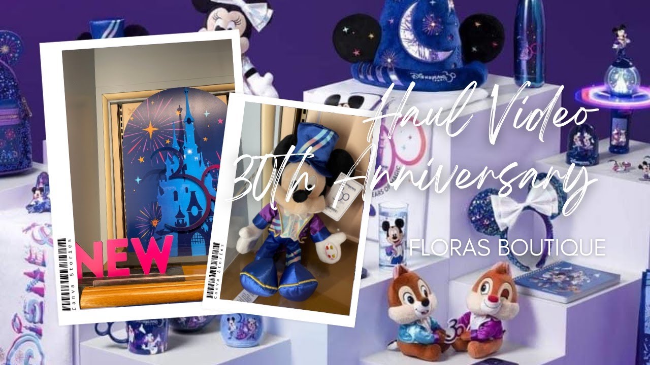 Haul Video of 30th Anniversary Merch & Flora's Boutique - YouTube