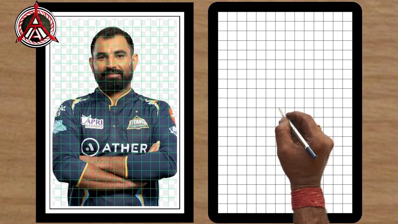 Indian Cricketer IPL Gujarat Titan's Mohammad Shami Picture Outline ...