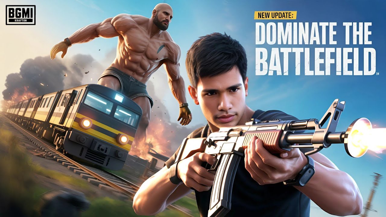 🔥 BGMI New Update 3.8 | Train in Battlegrounds Mobile India 🇮🇳 - YouTube