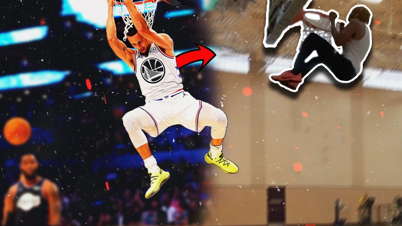HOW I LEARNED TO DUNK WITH TWO HANDS IN LESS THAN A WEEK!!? DUNK ...