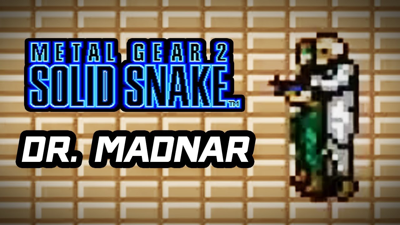DR. MADNAR BOSS FIGHT - Metal Gear 2: Solid Snake (MG2) - YouTube