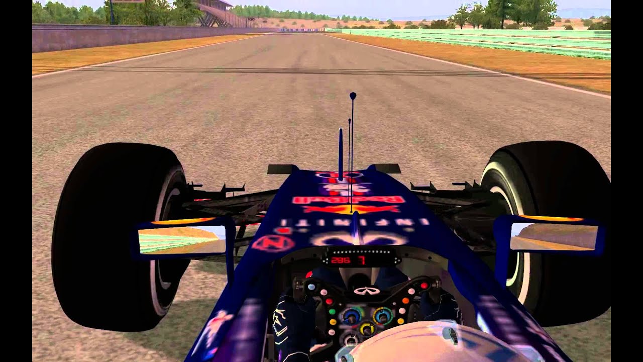 F1 Simulator rFactor 2015 Hot Lap Jerez De La Frontera Test Red Bull ...