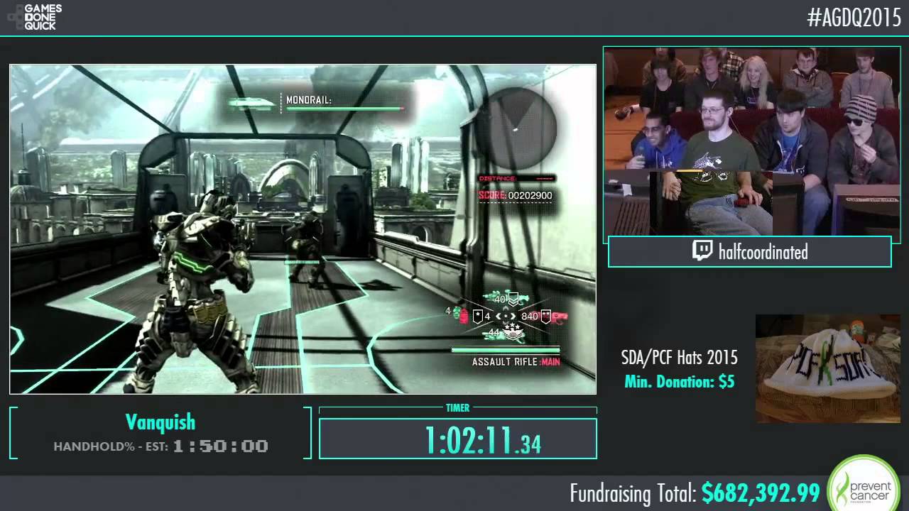 Awesome Games Done Quick 2015 - Part 158 - Vanquish by halfcoordinated ...